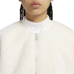 Nike Reversible Faux Fur Bomber Jacket