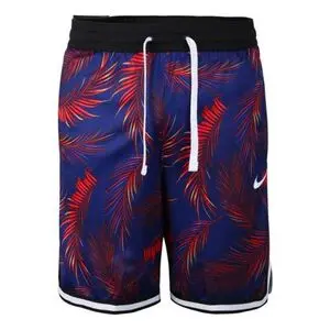 Nike Nike Floral Print Drawstring Basketball Shorts Blue