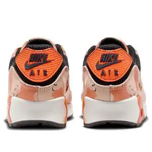 Nike Max 90 Premium Camouflage Sneakers - Bio Beige/safety Orange/phantom