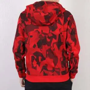 Nike Kyrie Irving Basketball Zip-up Fleece Hoodie - Red