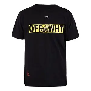 Off-White Cotton Printing Short Sleeve