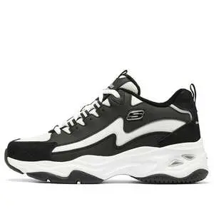 Sketchers Dlites 4.0 Low Top Sneakers - Black/white