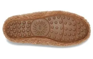 UGG Chain Detail Shearling Loafers - Brown