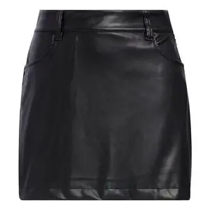 Adidas Faux Leather Mini Skirt
