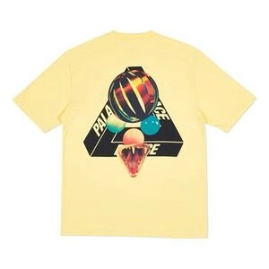 PALACE Sans Ferg T-shirt With Graphic Back Logo - Yellow