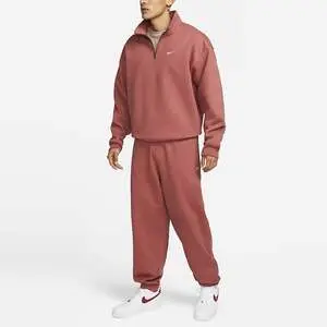 Nike Solo Swoosh Sweatpants 'canyon Rust White - Canyon Rust/white
