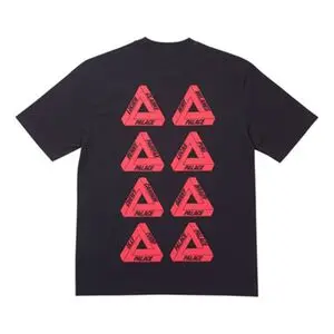PALACE Alphabet Printing Logo Short Sleeve T-shirt - Black