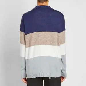 Off-White Multicolor Wool Sweater - Multi-color