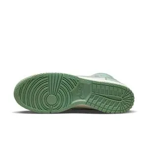 Nike Dunk High 1985 "green Denim" Lace-up Sneakers - White/green