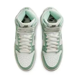 Nike Dunk High 1985 "green Denim" Lace-up Sneakers - White/green