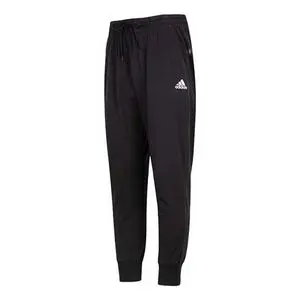 Adidas Essentials Logo Track Pants - Black