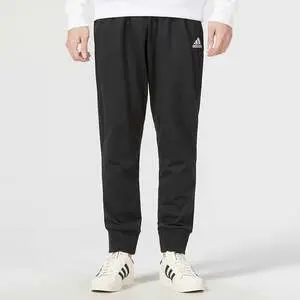 Adidas Essentials Logo Track Pants - Black
