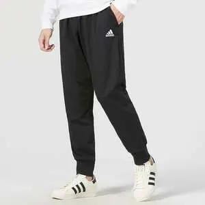 Adidas Essentials Logo Track Pants - Black