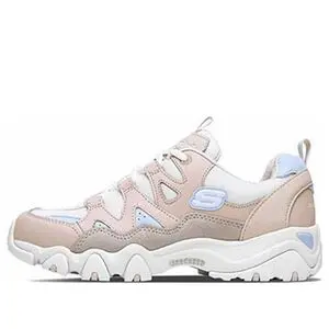 Sketchers D'lites 2.0 Low-top Athletic Sneakers - Pink/white
