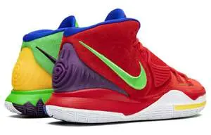 Nike Kyrie 6 "kyrie Invitational" Mid Top Sneakers - Redgreen