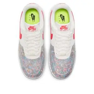 Nike Force 1 Crater Sneakers - White/grey/red