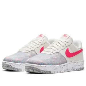 Nike Force 1 Crater Sneakers - White/grey/red