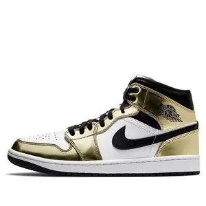 JORDAN Air Jordan 1 Mid SE Metallic Gold Sneakers Gold