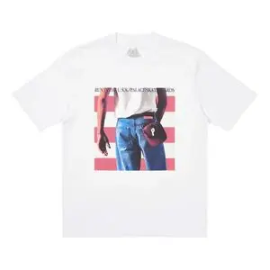PALACE Born To Bun' Graphic Print Short Sleeve T-shirt - White