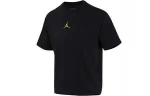JORDAN Oversized Crew T-shirt 'black - Black/multi-color