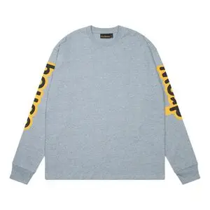 Drew House Long Sleeve Hug T-shirt - Heather Grey