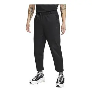 Nike Solid Color Lacing Sports Pants/trousers/joggers Black - Multi-color