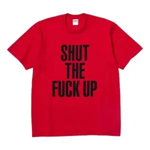 Supreme Fw25 X Number Ine Shut Up T-shirt - Red
