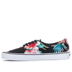 VANS Authentic Hawaiian Floral Lace Up Sneakers - Black