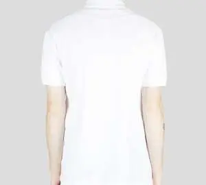 Play Comme Des Garcon Polo Black Emblem - White