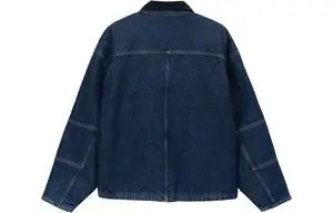 StÜssy Washed Canvas Shop Jacket - Blue