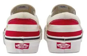 VANS Classic Slip-on 98 Dx Anaheim Factory Red Big Stripes - Red/white