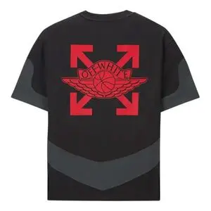 JORDAN X Off-white 2020 T-shirt Asia Sizing Red - Black