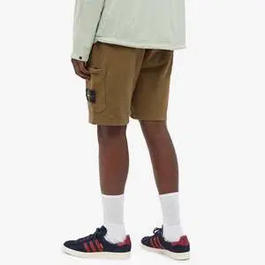 Stone Island Cargo Bermuda Shorts - Brown