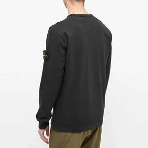 Stone Island Lightweight Crew Sweatshirt - Black