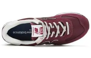 NEW BALANCE 574 Classic Sneakers - Dark Red/gray