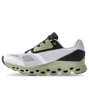 On Cloudstratus Athletic Shoes - White/black/green