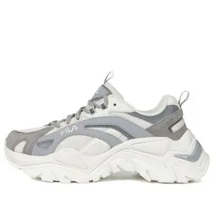 FILA Low Top Athletic Sneakers - White/grey