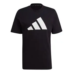 Adidas Fi Tee Bos A Logo Printing Round Neck Sports Short Sleeve - Black