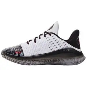 Under Armour Curry 4 Low Flotro Davidson Sneakers - Black/white/red