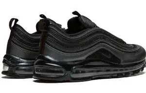 Nike Max 97 Metallic Hematite Sneakers - Black