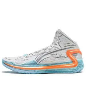 LI-NING Liren 4 High "manuscript" Sneakers - White/blue/grey