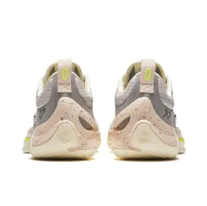 ANTA Instant Zap 1 Athletic Sneakers - Beige/lemon