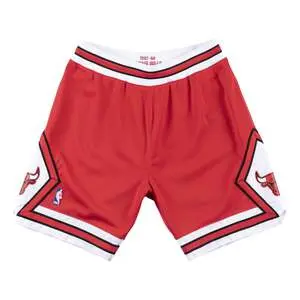 Mitchell & Ness Chicago Bulls 1987-88 Authentic Basketball Shorts - Red/white