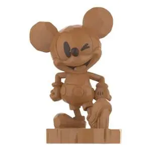 POP MART X Disney Mickey Boundless Creativity Figure 'wooden Mickey - Multi-color