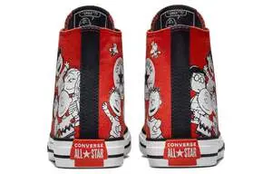 CONVERSE X Peanuts Chuck Taylor All Star High Top Sneakers - Red/white/black