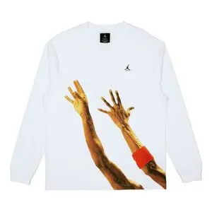 JORDAN X Union La The J Long-sleeve T-shirt - White