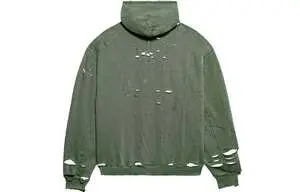 Balenciaga Destroyed Logo Hoodie