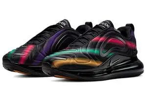Nike Max 720 'color Streaks' Sneakers - Black/multi Color