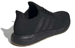 Adidas Swift Run Gum Sneakers - Black