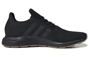 Adidas Swift Run Gum Sneakers - Black